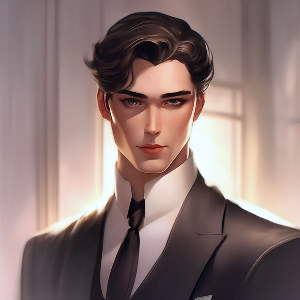 "The Man Is Thin, The brown-eyed brunette has chiseled features, a ...