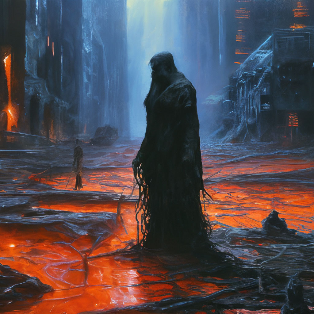 "Other Ecumene: necro painting: A layer of darkness: nightmare layer ...