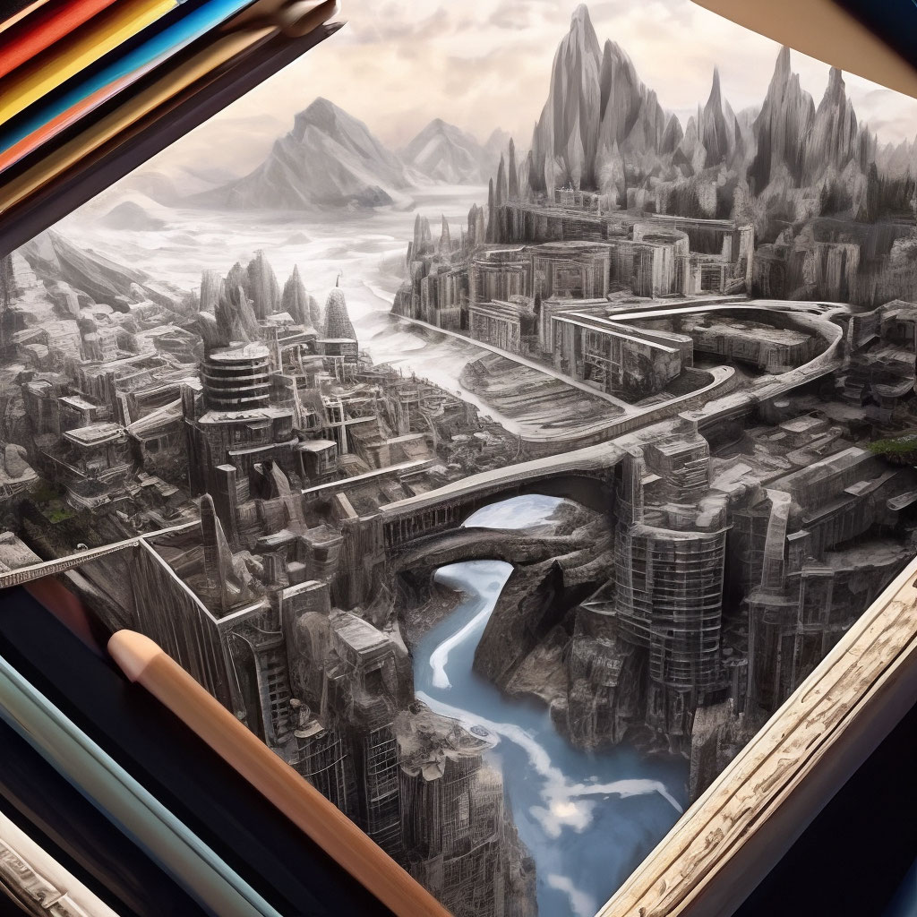 "Creation of the world, beautiful, realistic, professional photo, pixel ...