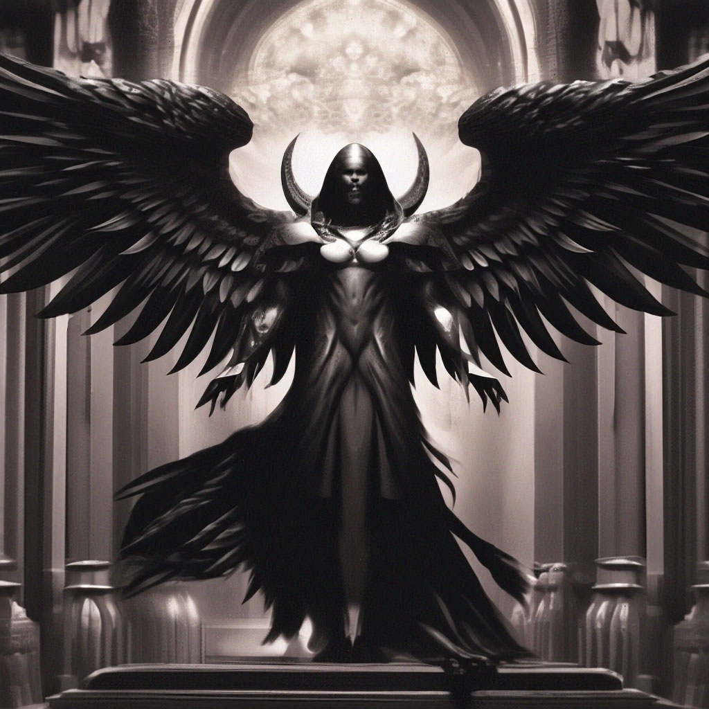 "The world of mysticism... Pure evil in angelic form," — image created ...