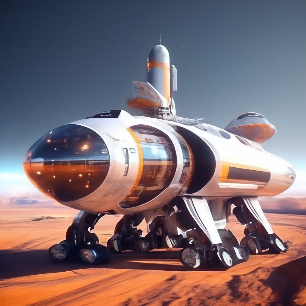 "Unmanned robotic equipment for collecting people and cargo at the ...