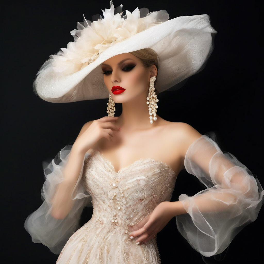 "🎀🎀🎀 elegant elegant lady in a long couture dress,magnificent bust ...