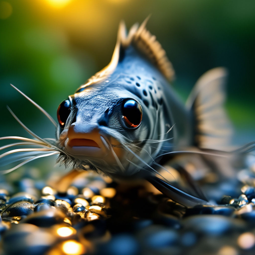 "The catfish. A hybrid of a catfish and a mouse. hyperrealism ...