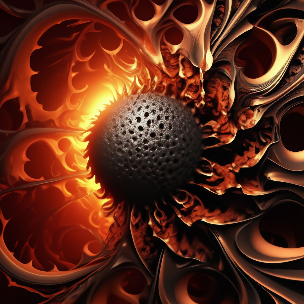 "Quantum fractal eclipse of the sun+singularity, horror, intricate ...