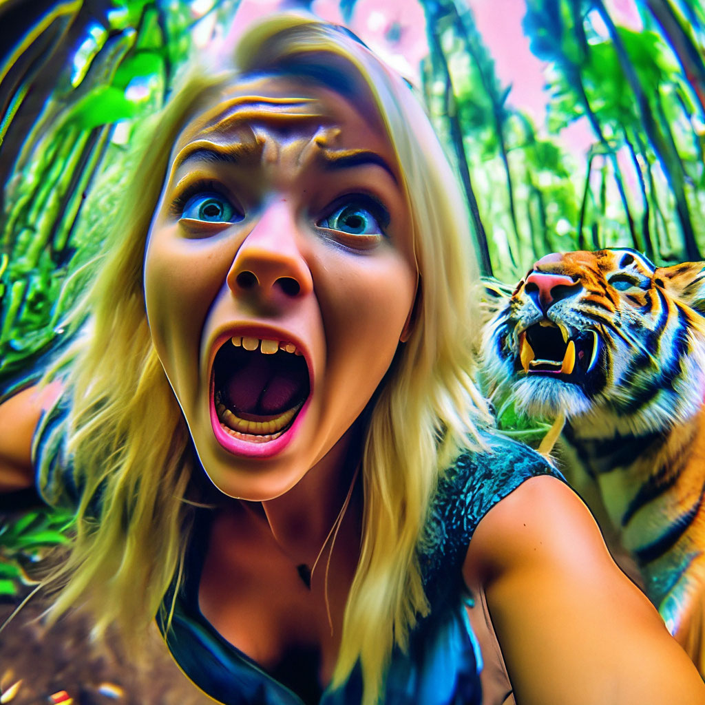 "A candid closeup selfie angle gopro photo of an gorgeous blonde young ...