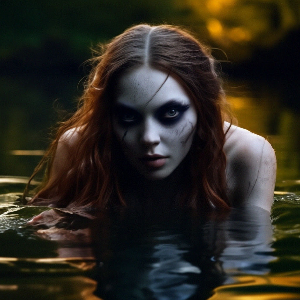 "The evil mermaid stuck her head out of the water at night and is ...