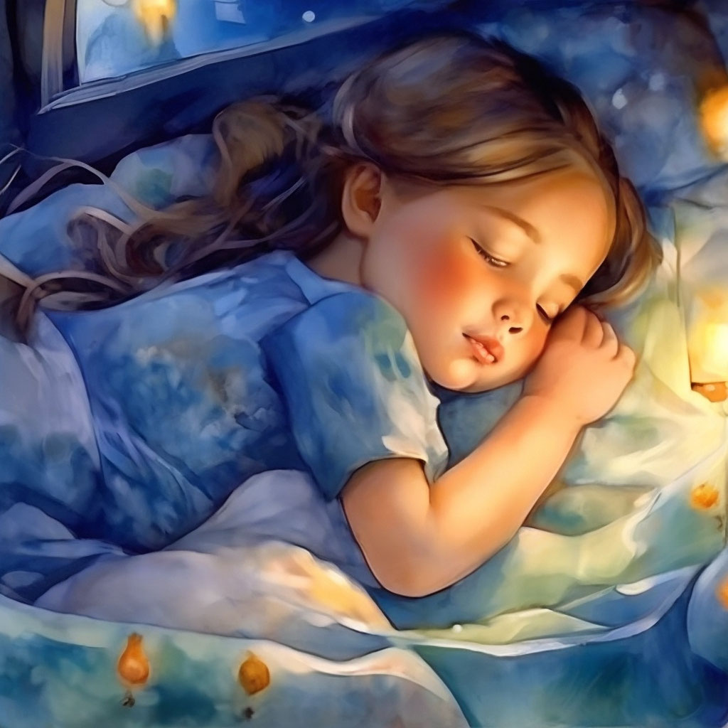 "🌙 Bye-bye-bye-bye, Go to sleep, Tanyusha, go to sleep. Night creeps ...