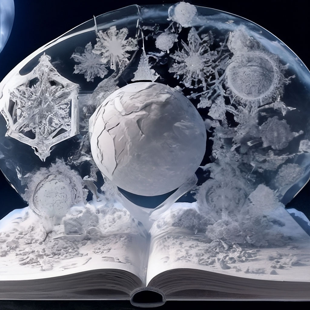 "An ancient three-dimensional treatise of tired, exhausted transparent ...