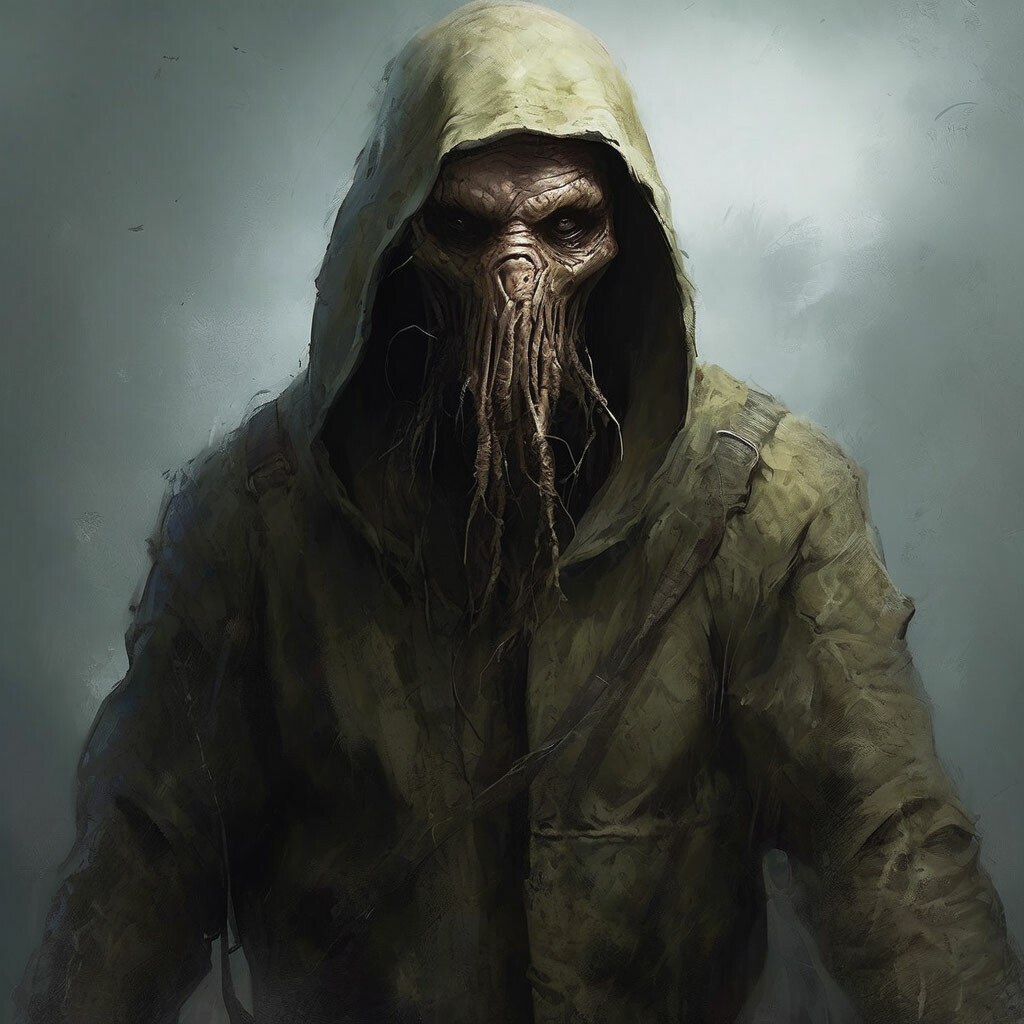 "The mutant stalker" — image created in Shedevrum