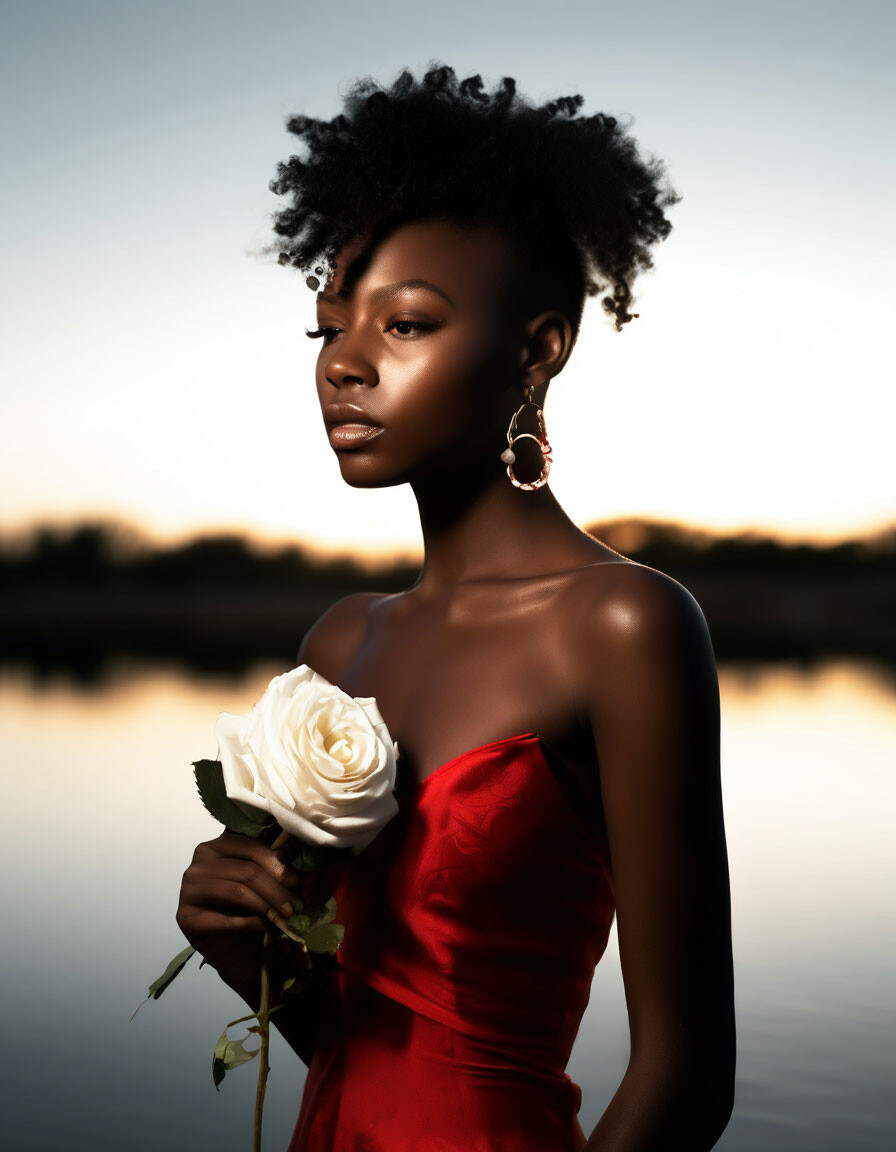 "Monochrome image with a high …" — image created in Shedevrum