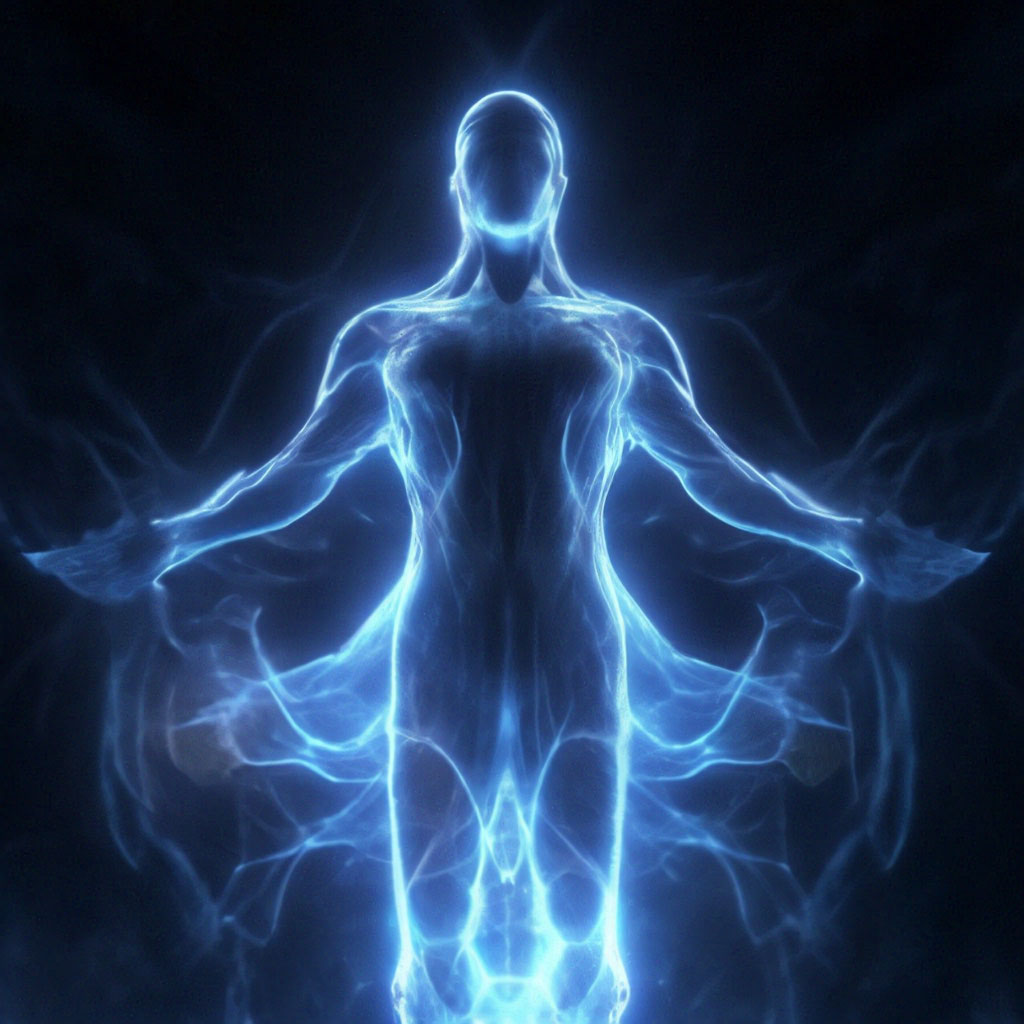 "The astral body an unreal fantastic picture on earth, his astral body ...