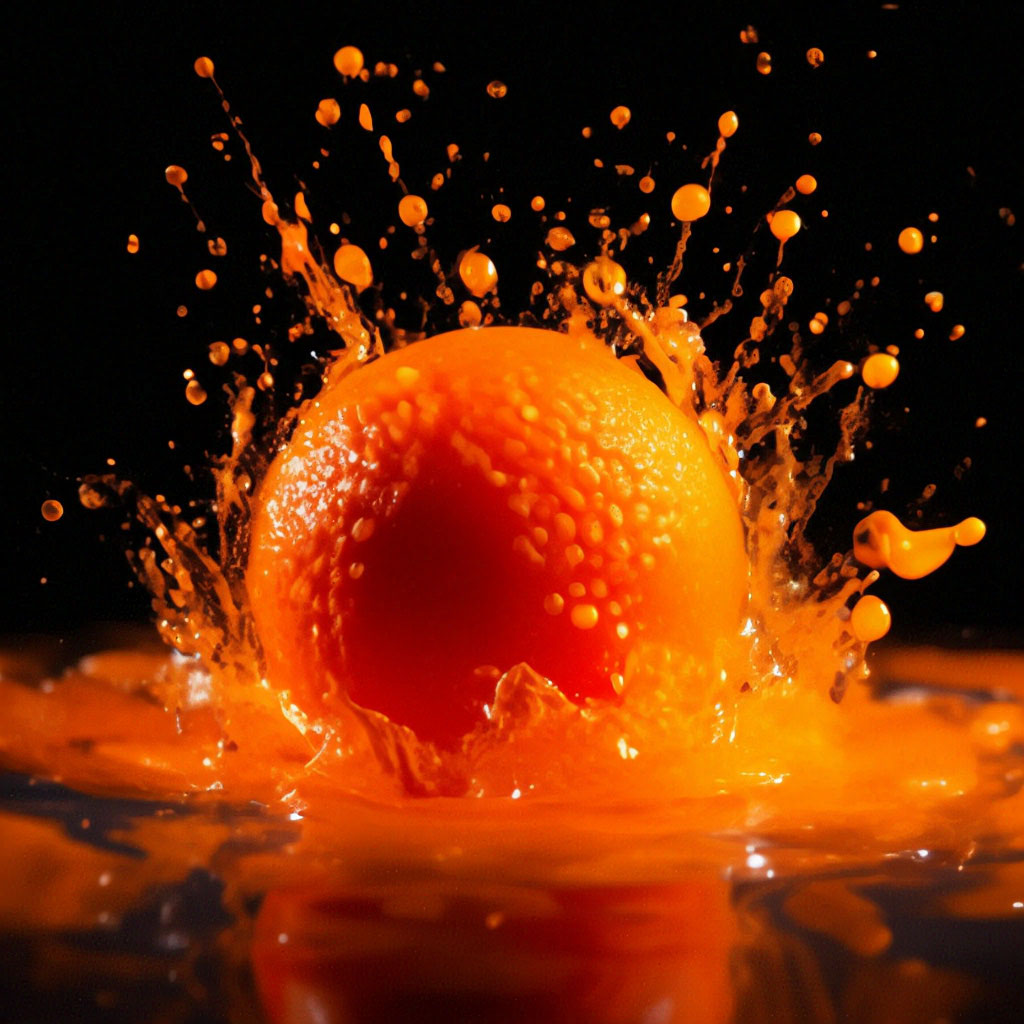 "Just orange, neon lighting, pixel art, aesthetically pleasing, 4k ...