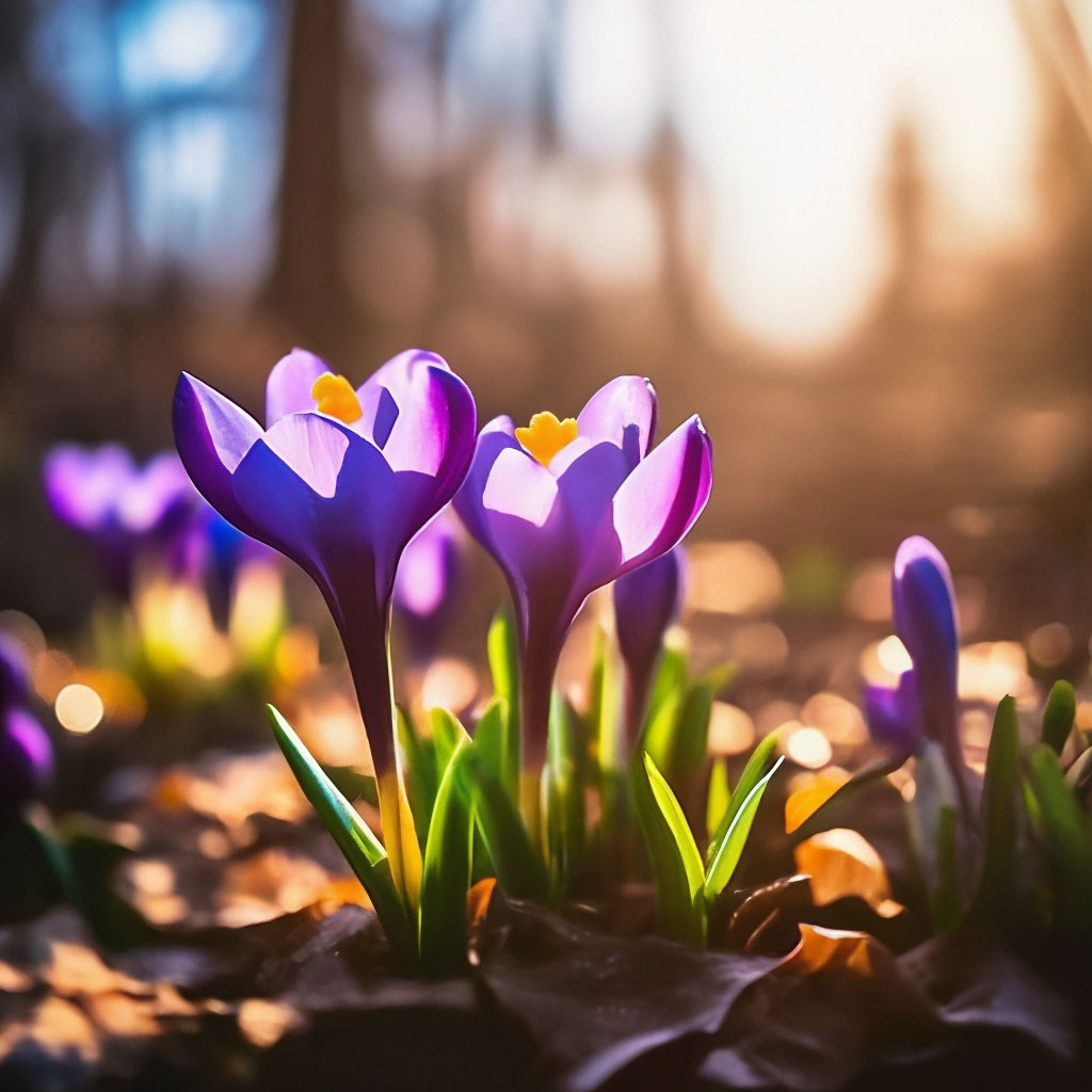 "The first day of spring in nature, aesthetically pleasing, beautiful ...