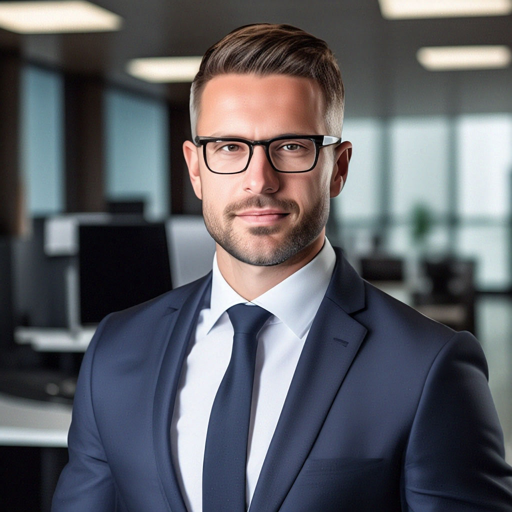 "General manager" — image created in Shedevrum