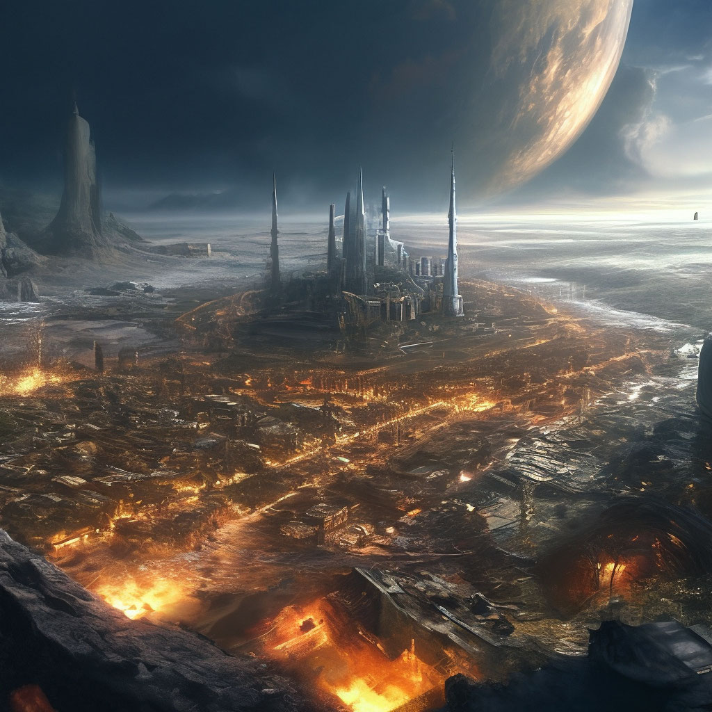 "City planet universe district microregion village settlement ...
