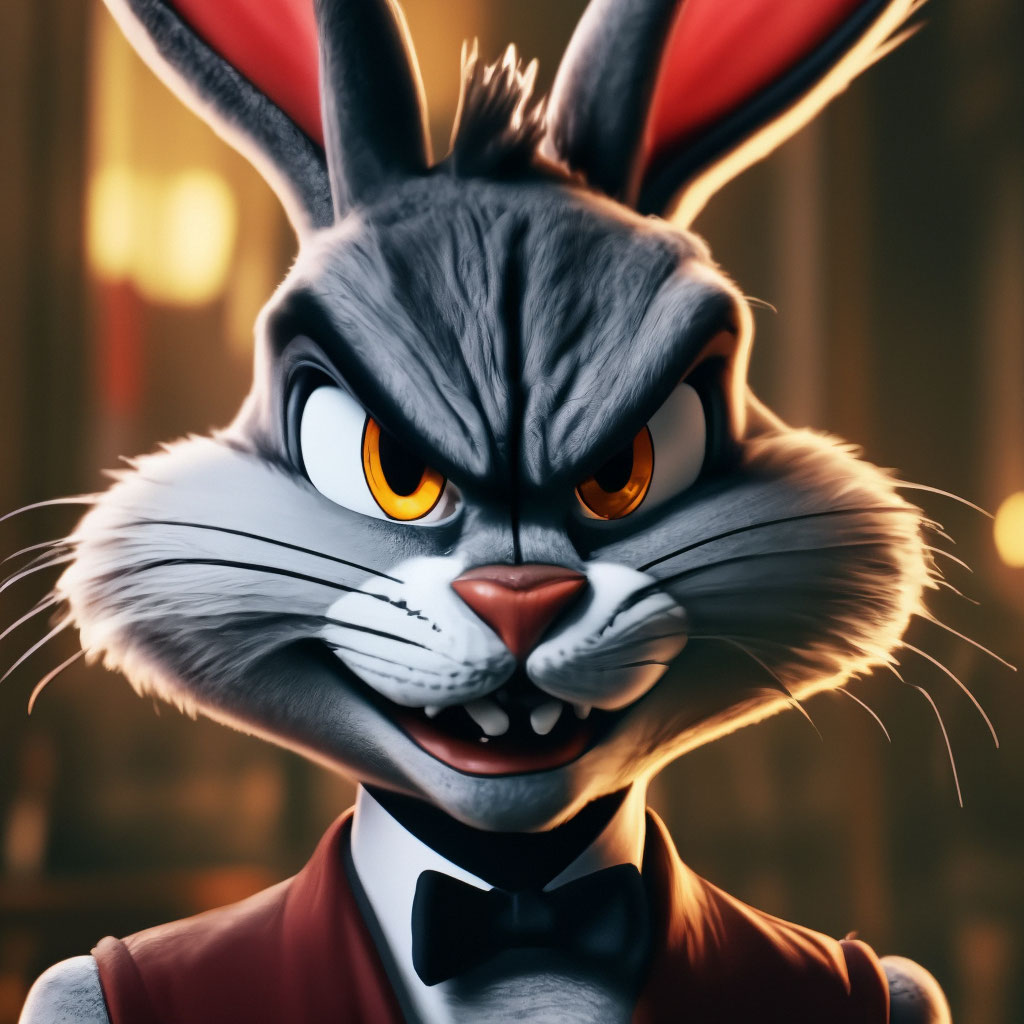 Evil Bugs Bunny Head Elmer Fudd (Western Animation) TV Tropes