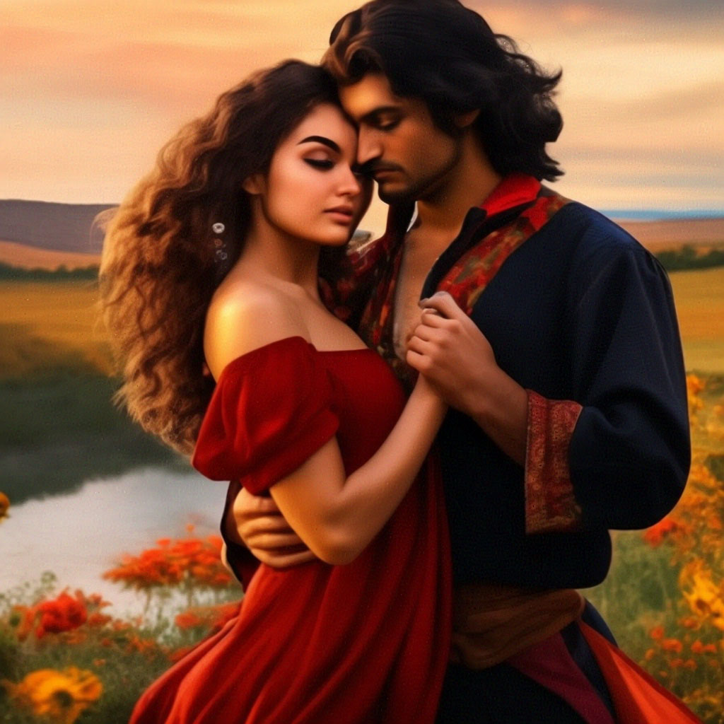 "Surrealism, gypsy Loiko Zobar and the beautiful gypsy Rada.A beautiful ...