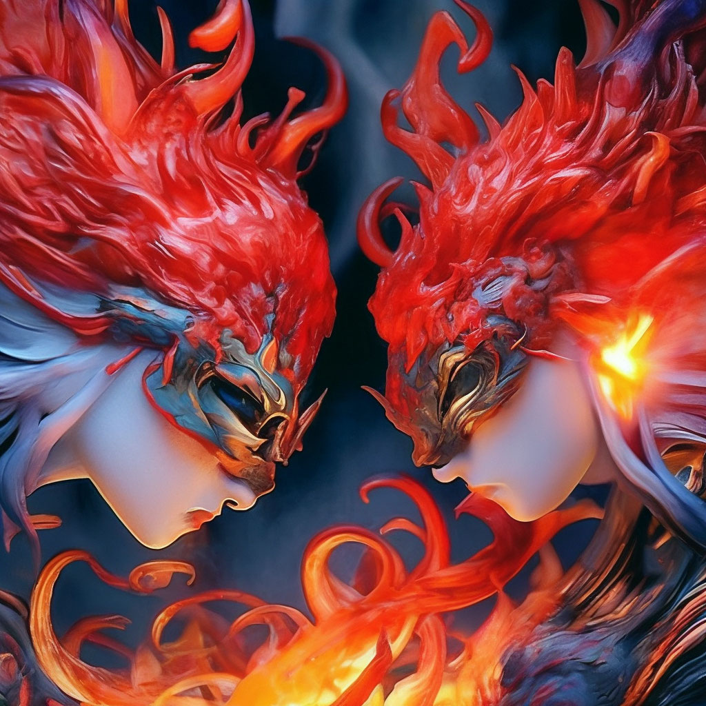 "Jealousy is bright! Red, burning, hot, Sometimes in black darkness It ...