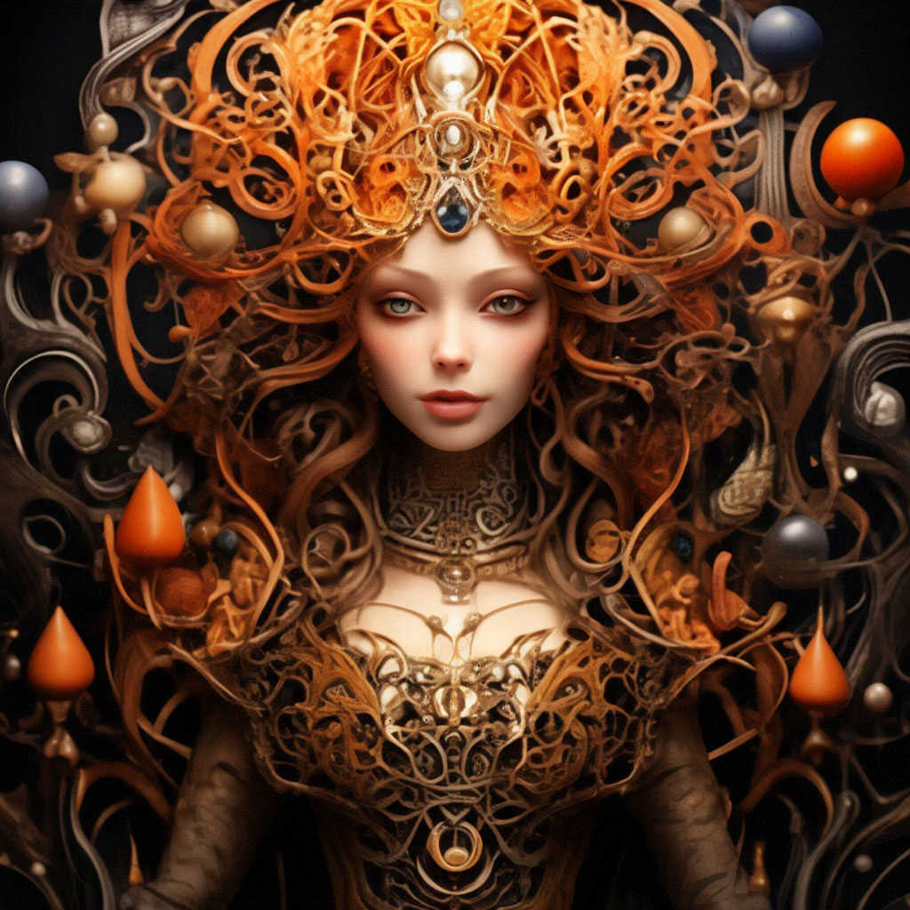 "☘️ fantasy characters let into their fairy-tale world, many small ...