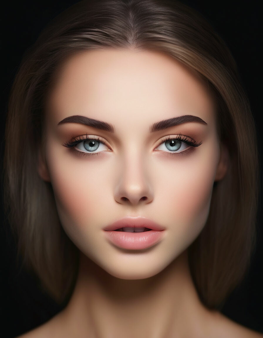 "Combine the most beautiful female facial features in one person ...