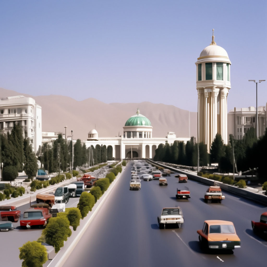 "Pakistan Ashgabat in 1980" — image created in Shedevrum