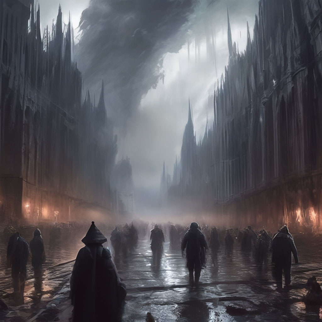 "Gothic, apocalypse, detail, hyper-clarity, hyperrealism" — image ...