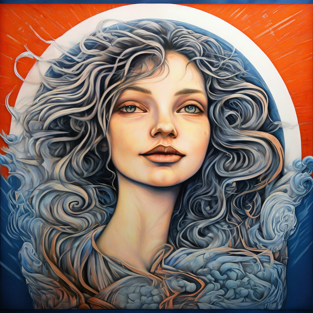 "НЕБЕСНОЕ СОЗДАНИЕ colored … | Алевтин…" — image created in Shedevrum