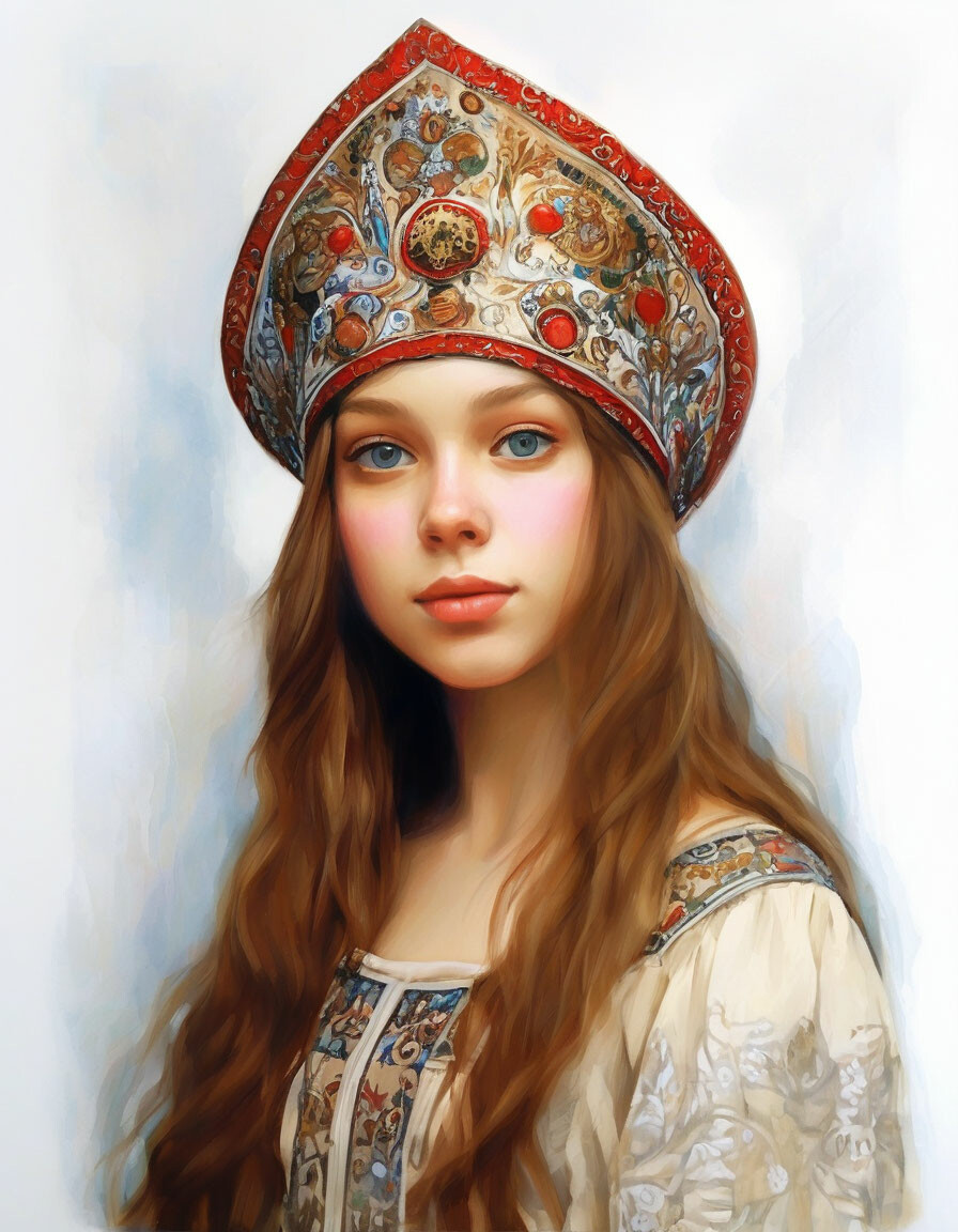 "Russia is fabulous,sweet girl,20 …" — image created in Shedevrum