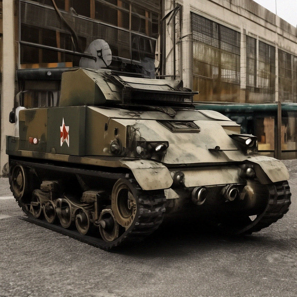 "M8 [hmc]c3 USA T.A.N.K." — image created in Shedevrum