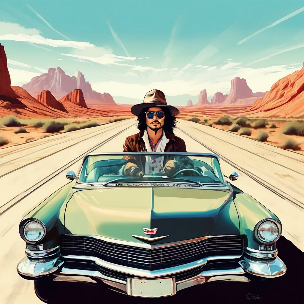 "Un hombre como Johnny Depp, en Panam…" — imagen creada en Shedevrum