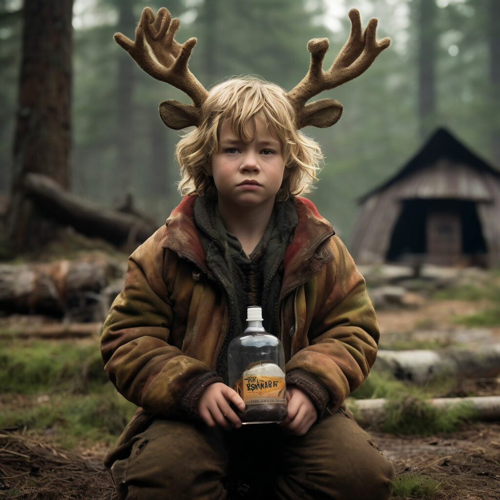 "Sweet tooth... Christian Convery as …" — image created in Shedevrum