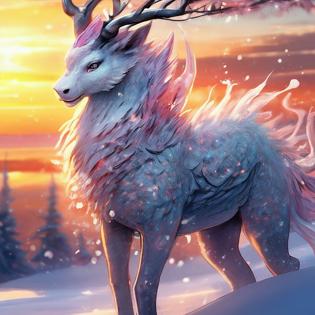 "Kirin is a cross between a unicorn and a dragon, mysticism, a frosty ...