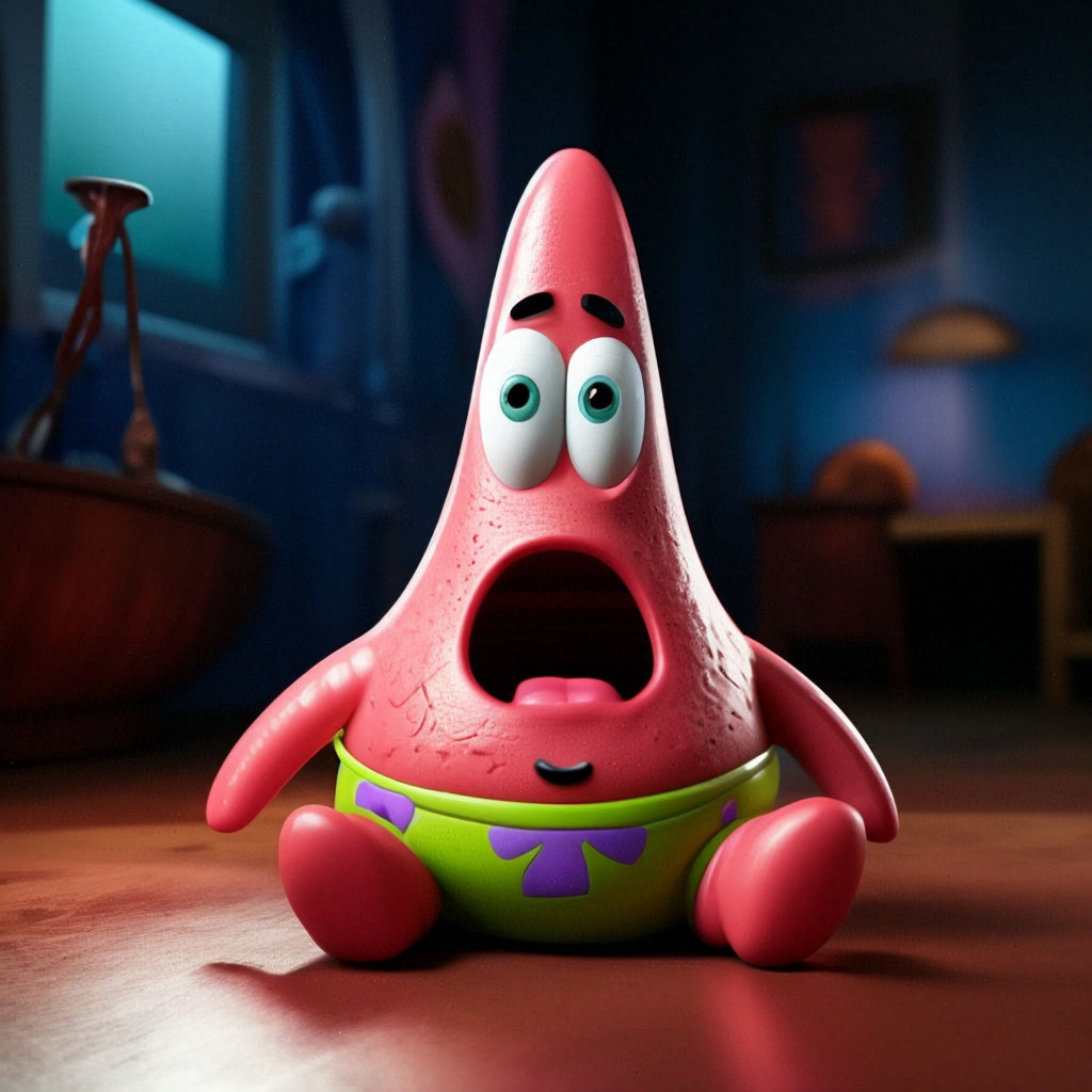 Patrick Star Shocked Meme