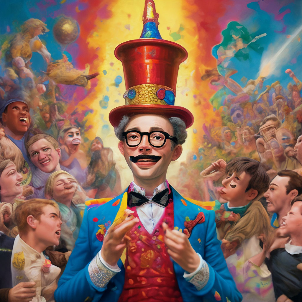 "Fabulous idiot" — image created in Shedevrum