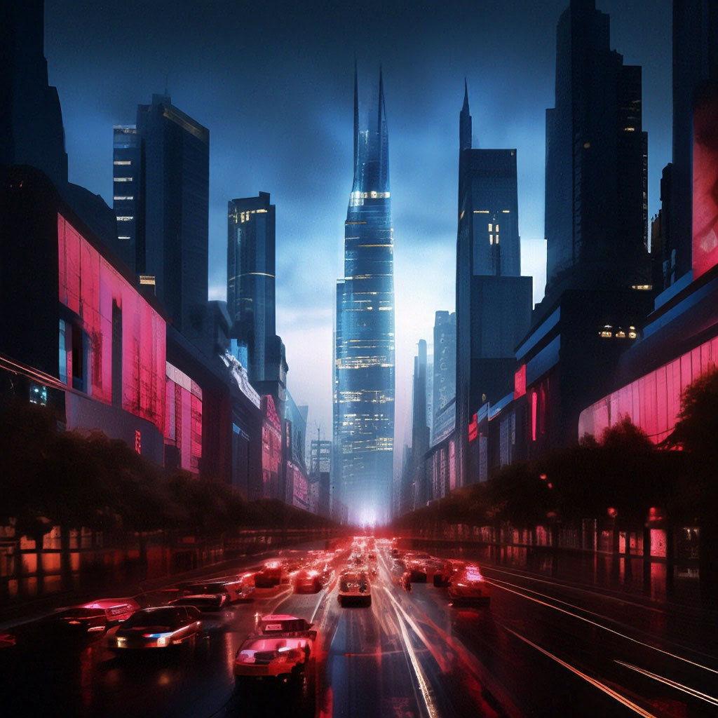 "Miroshestvennik Moscow Void City is a spatial magic." — image created ...