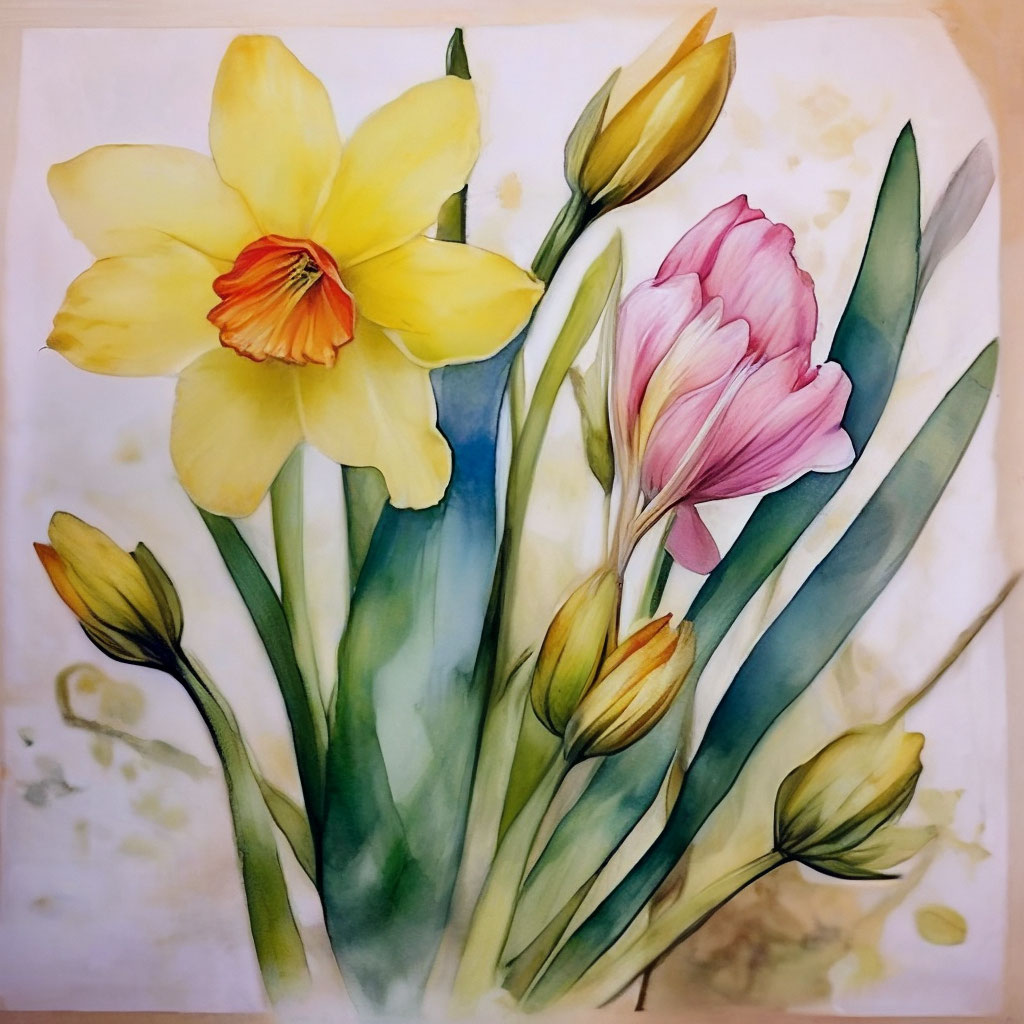 ". Spring pleases us with blooming, The first flowers of spring are ...
