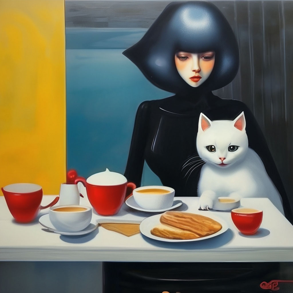"Good morning!!! Minimalism, grotesque, surrealism, naiv, symbolism ...