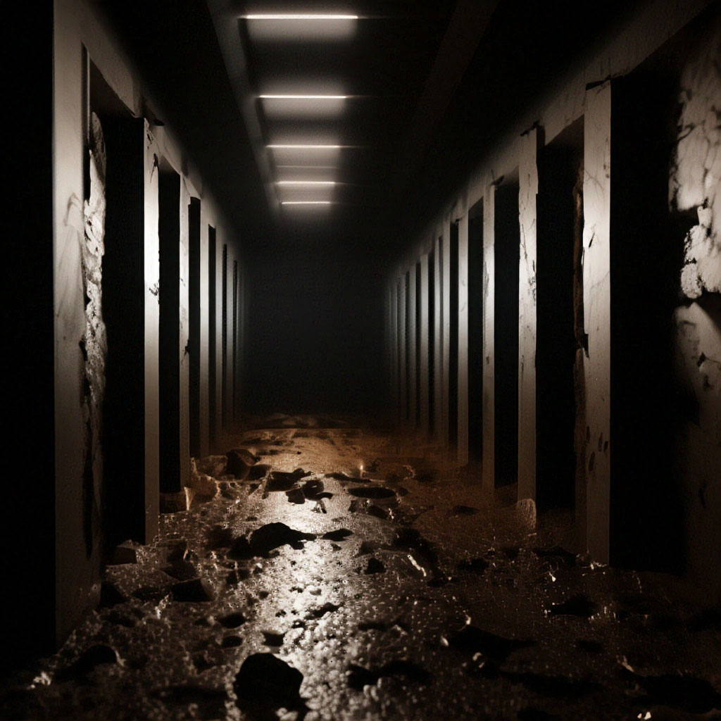 "Fear of emptiness" — image created in Shedevrum