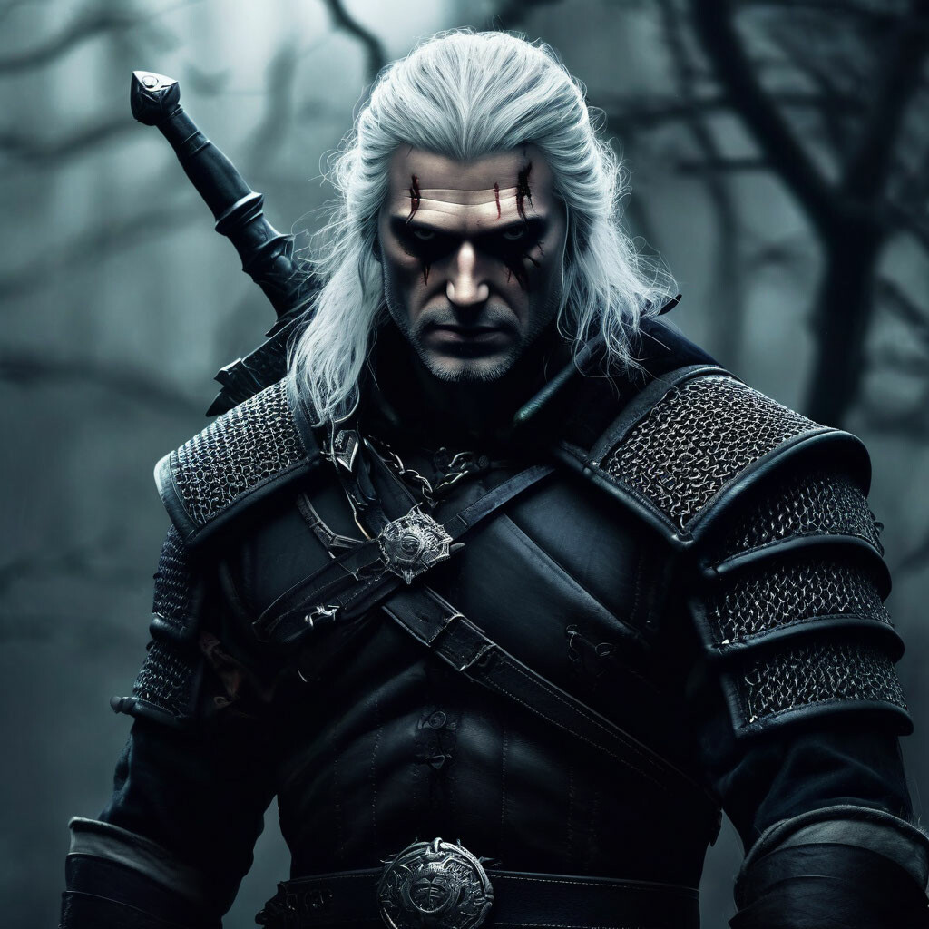 "The witcher. fantastic realism, …" — image created in Shedevrum