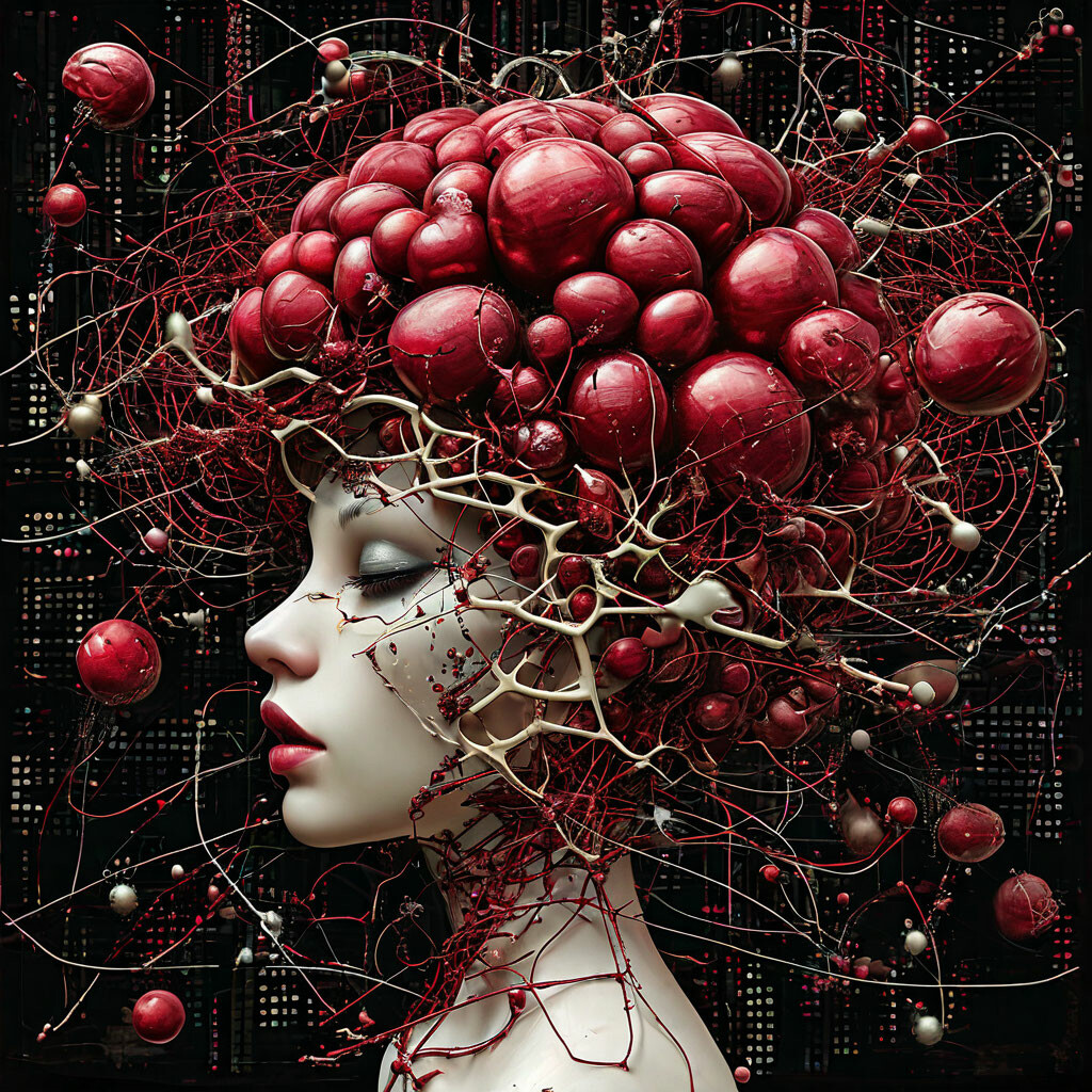 "Create a spatial image: neural …" — image created in Shedevrum