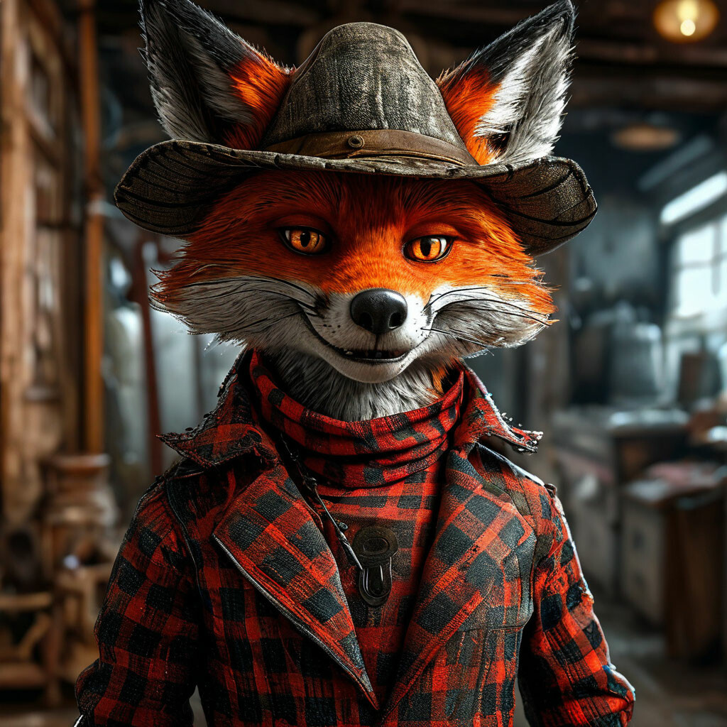 "Furry Fox en forma de Fredy Kruger, …" — imagen creada en Shedevrum