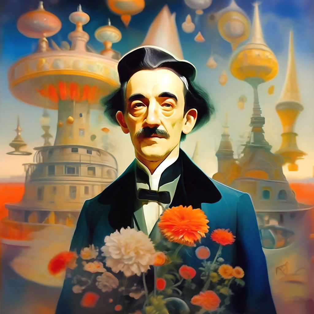 "Artist Jean Cocteau" — image created in Shedevrum