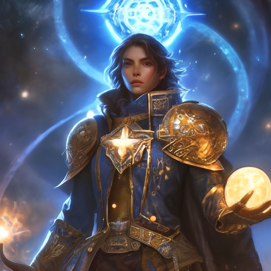 "Star paladin, dark mystery, cosmogony, magic, magony, Darrik" — image ...