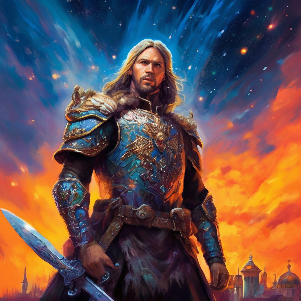 "Russian fantasy, galactic canvas, sparkles, bright color illustration ...