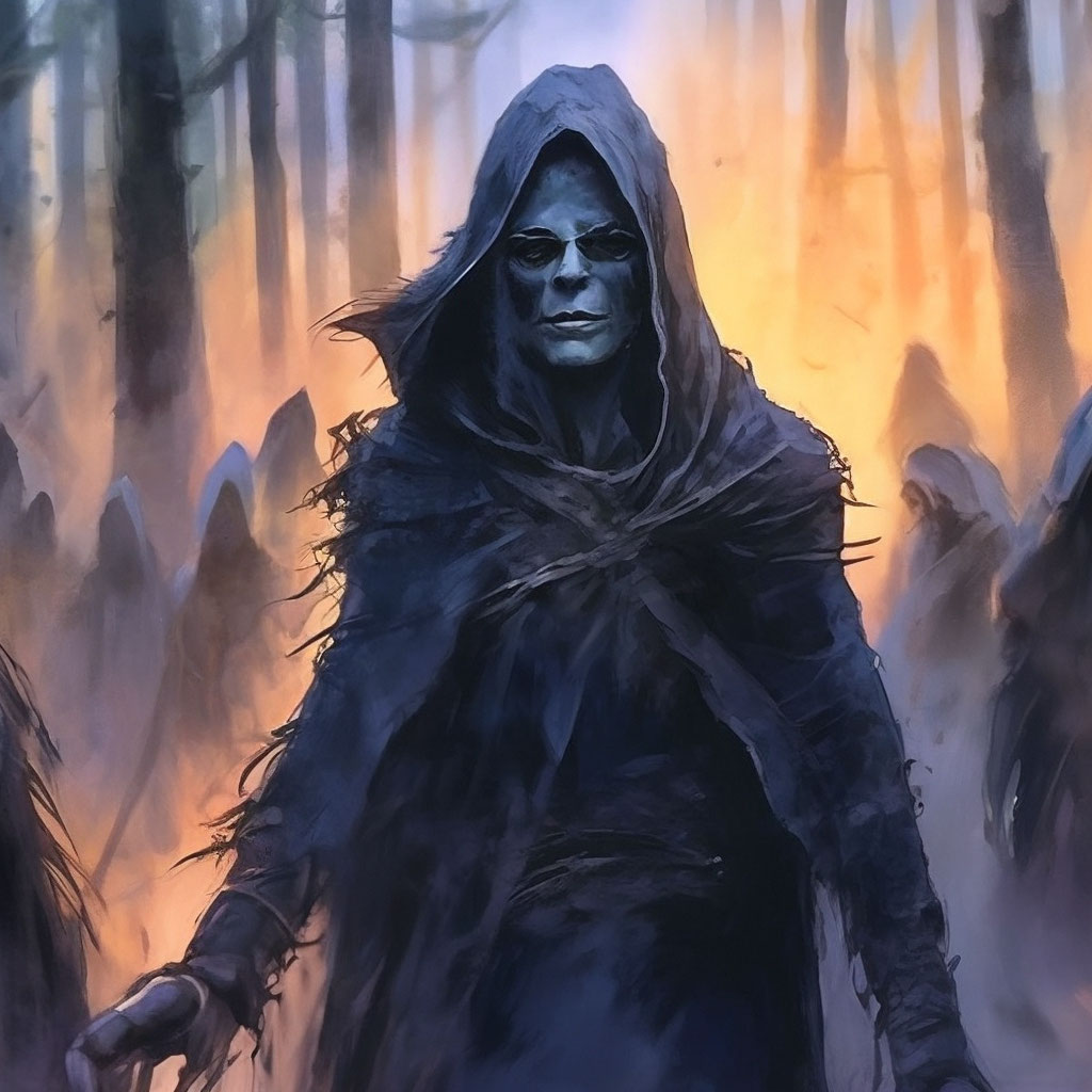 "Necromancer, mysticism, horror, aesthetically pleasing, beautiful ...