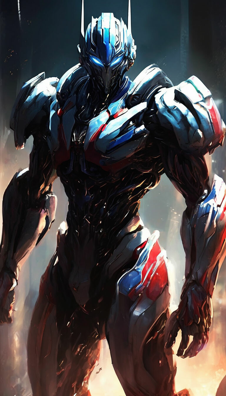 "🤍 Transformers. Optimus Prime. Warframe. beautiful perspective,dynamic ...