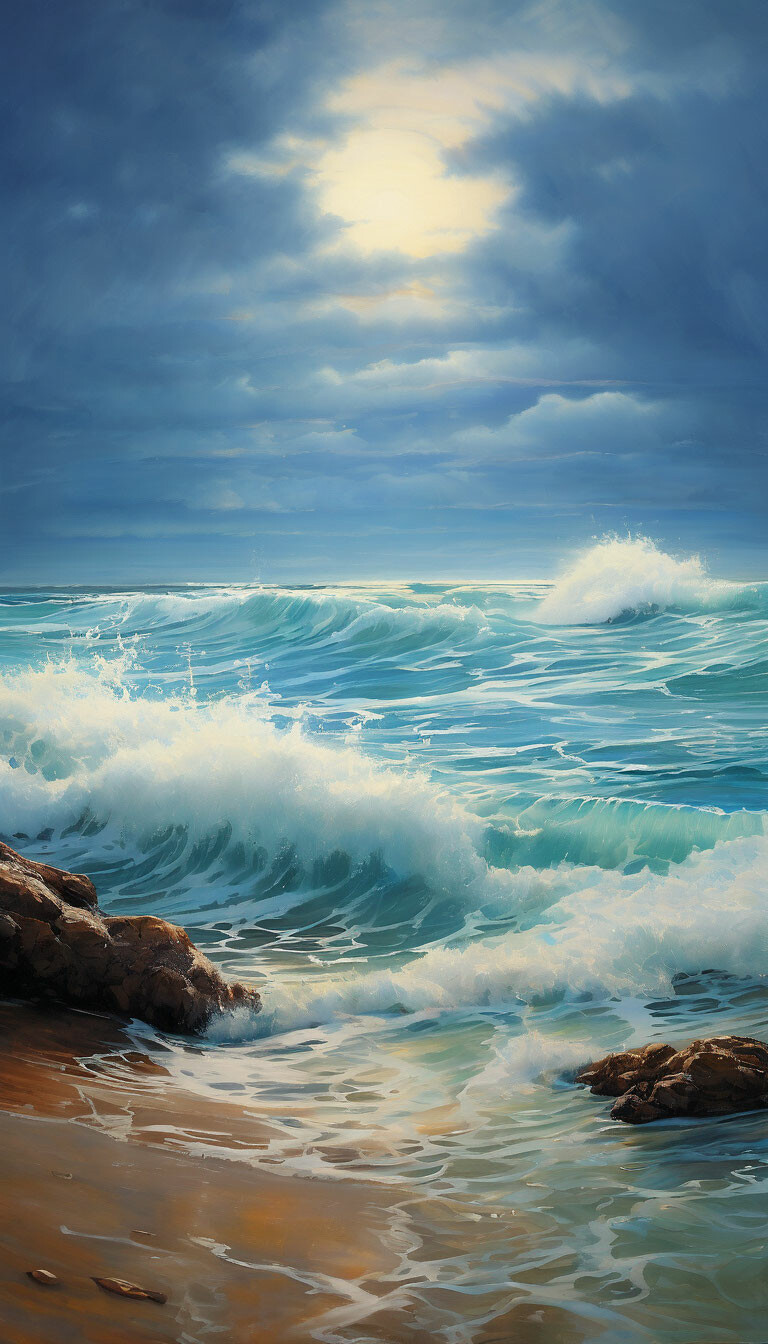 "Sea nap, high resolution, aesthetically pleasing" — image created in ...