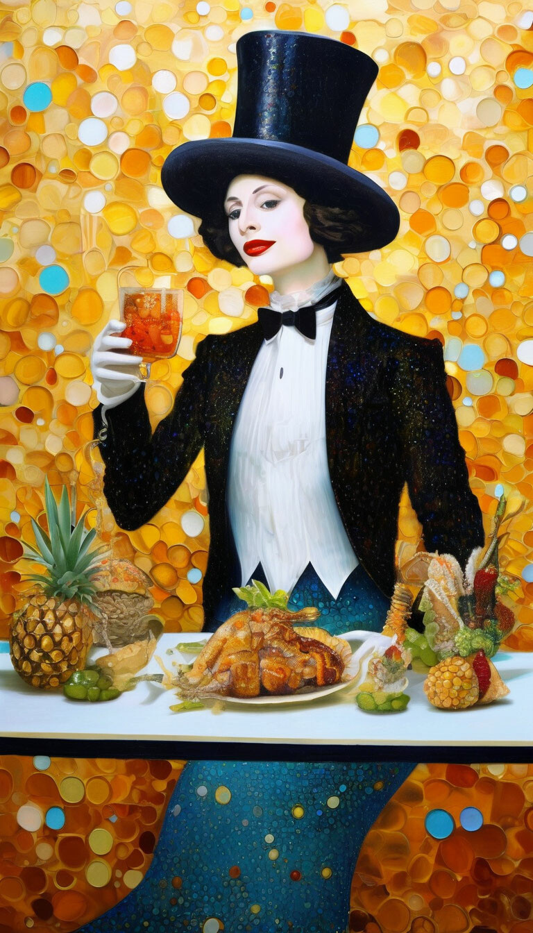 "Klimt-style, bourgeoisie,bourgeois mermaid, full height,underwater ...