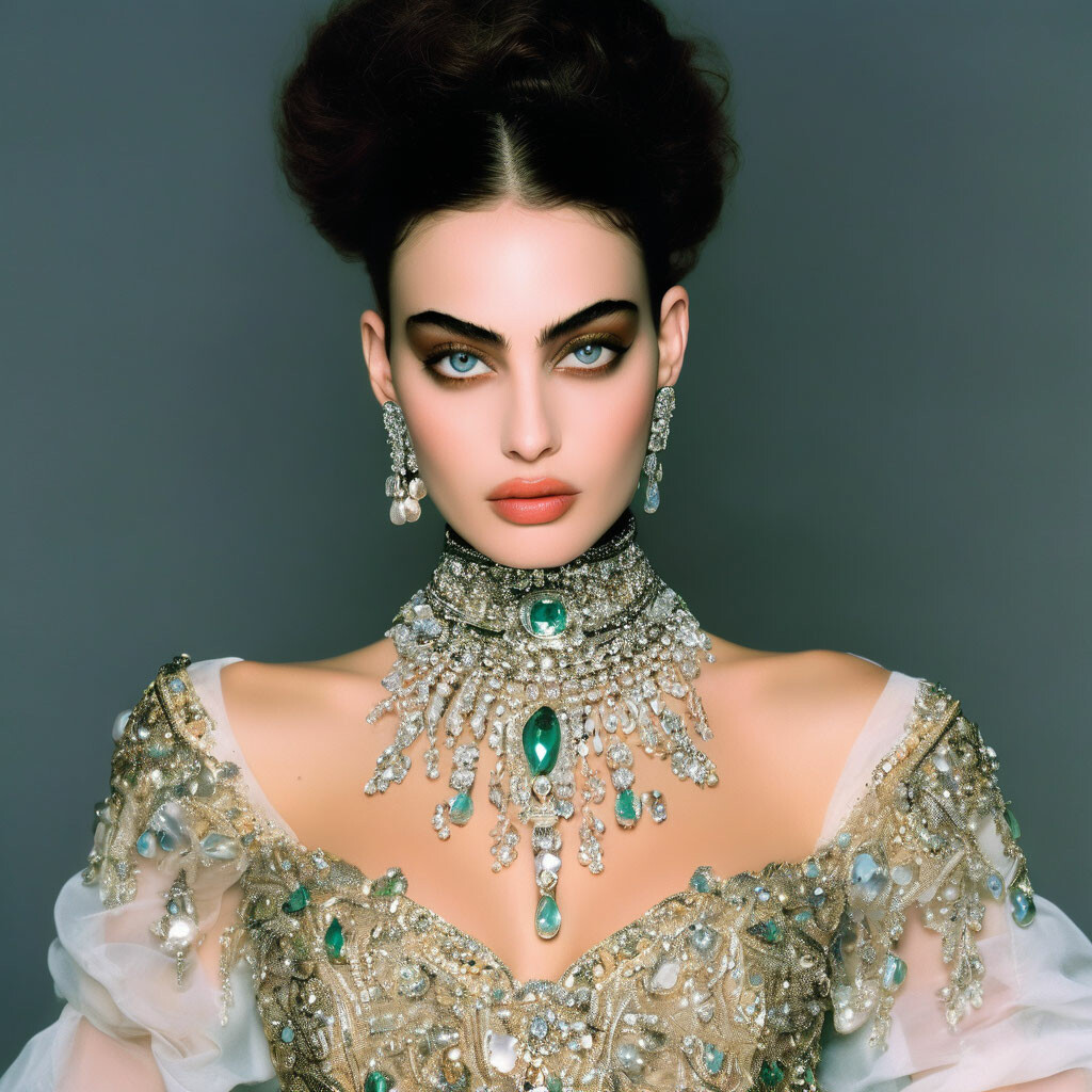 "A 90s Vogue magazine cover featuring the stunning Israeli model Yael ...