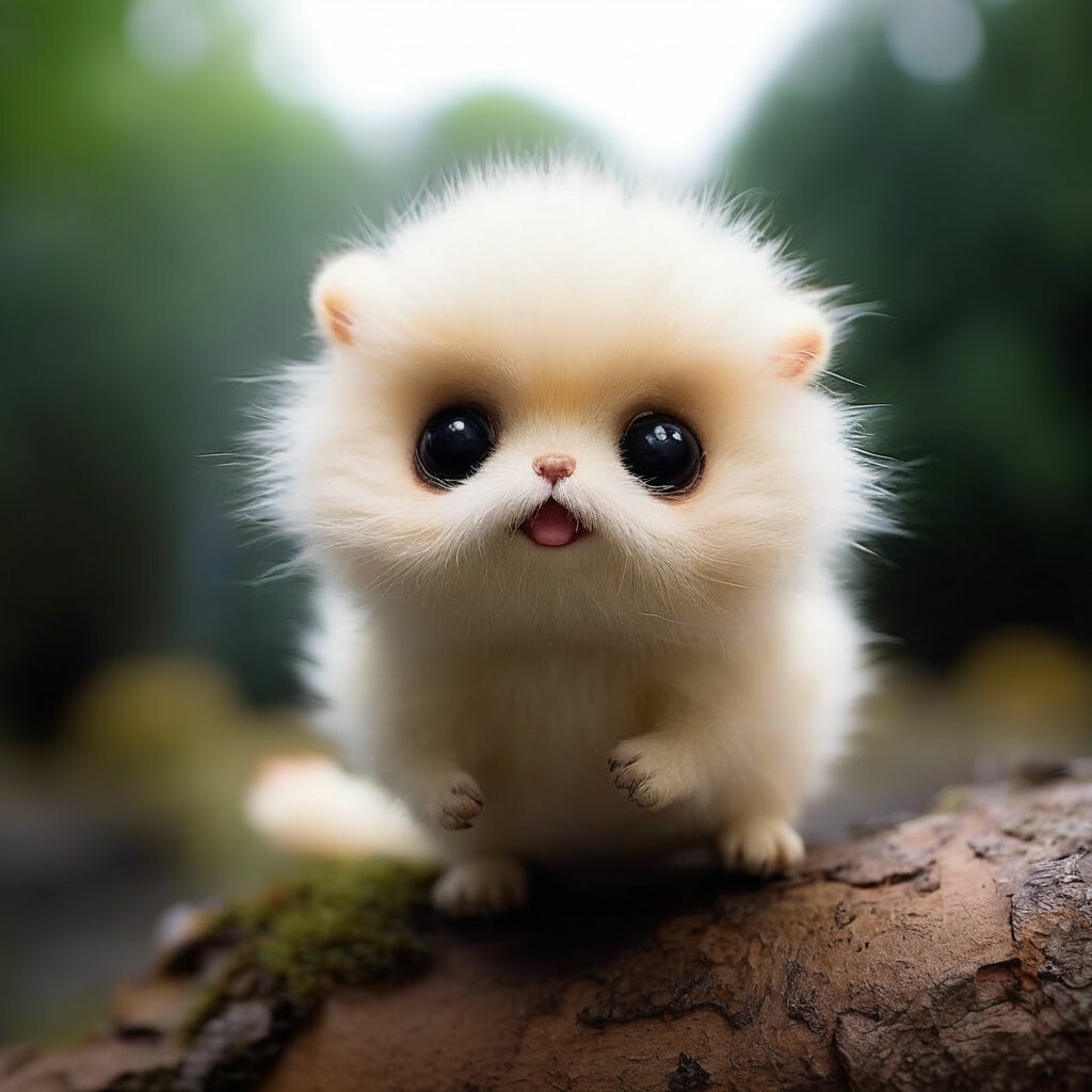 "The cutest creature in the world" — image created in Shedevrum